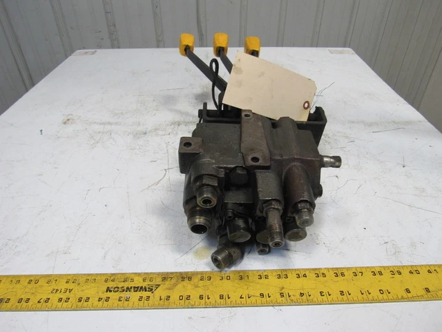 CLARK 3 SPOOL Hydraulic Control Valve Assembly for ECS Series Forklift ...