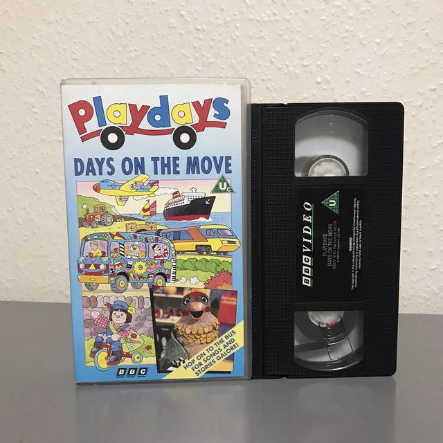 PLAYDAYS - BBC Vhs Video - Days On The Move - Childrens £14.95 ...