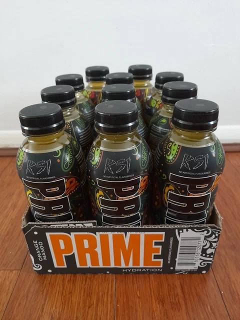 PRIME HYDRATION KSI Orange Mango Limited Edition 500ml Drink £10.00 ...