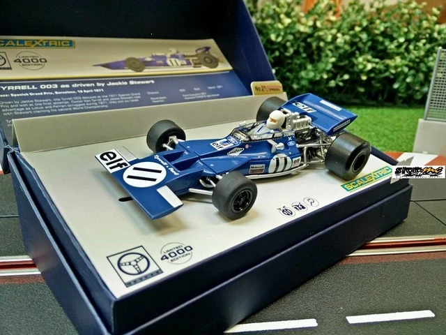 SCALEXTRIC C3655A TYRRELL 003 Jackie Stewart Ltd Edition 1/32 #NEU# EUR ...