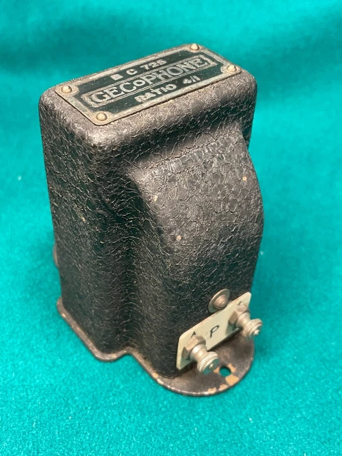 ANTIQUE VINTAGE GECOPHONE BC725 Valve Radio Wireless Transformer EUR 11 ...