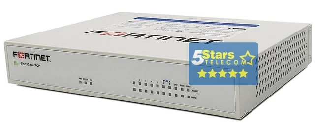 FORTINET FORTIGATE 80F Next-Gen Firewall and SD-WAN Appliance (FG-70F ...
