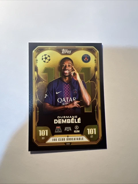 OUSMANE DEMBELE 100CLUB Match Attax 25/26 Card # 468. NEW £5.38 ...