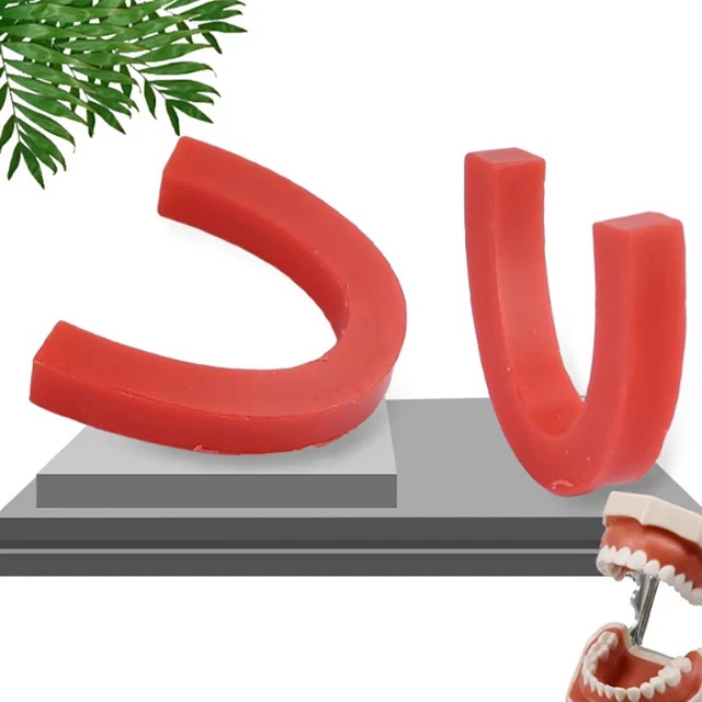 DENTISTRY LAB U Shape Dental Base Wax Rim Denture Casting Bite Block ...