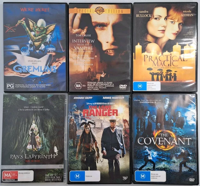 SCIFI FANTASY ACTION DVD Bundle Bulk Lot Movie Pack X 6 Movies Region 4 ...