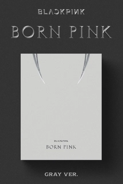 IN STOCK! BLACKPINK ALBUM BORN PINK BOX SET Gray Ver Kpop Sealed+POB ...