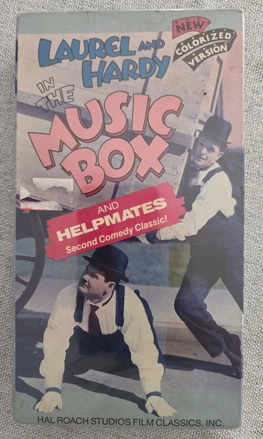 LAUREL AND HARDY- In The Music Box (VHS, 1987, Sealed) $5.00 - PicClick CA