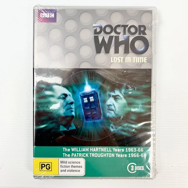DOCTOR WHO LOST in Time DVD 1960s BBC Hartnell Troughton PAL Region 4 ...