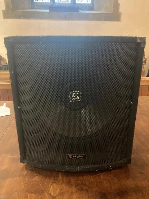 2 SKYTEC 170.750 15" Passive SMW15 Subwoofer Speaker 300 Watt each £100 ...