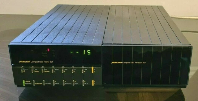 MERIDIAN 207 PRO 16 Bit Tda1541A -S1 Cd Player Pre-Amplifier & Mm/Mc ...