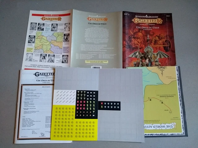 THE ORCS OF Thar Gaz 10 TSR 9241 D&D Dungeons & Dragons EUR 189,90 ...