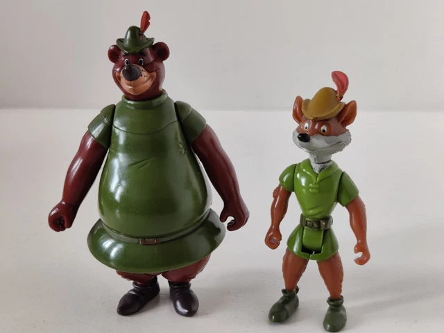 FAMOUS DISNEY HEROES Robin Hood And Little John Figure Rare Fast ...