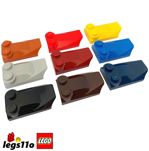 LEGO SLOPE BRICK 2x3x2/3 gebogen mit Flügelende NEU 47456 Farbe & Menge ...