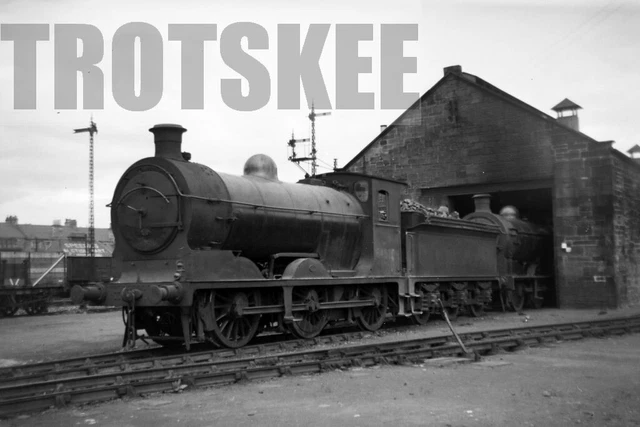 LARGER NEGATIVE BR British Railways Steam Loco 64520 Class J35/4 ...