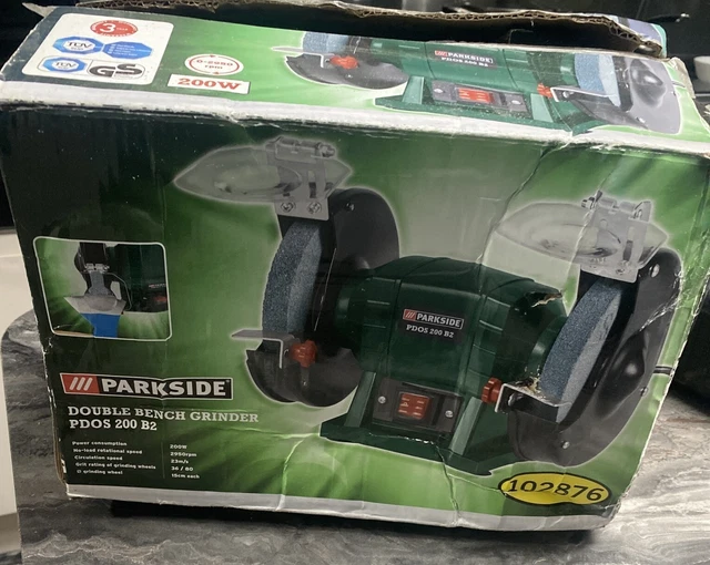 PARKSIDE PDOS200B2 DOUBLE Bench Grinder £39.99 - PicClick UK
