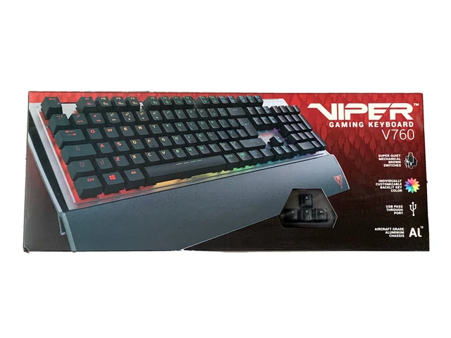 PATRIOT VIPER V760 UK Layout Mechanical Gaming Keyboard Full RGB ...
