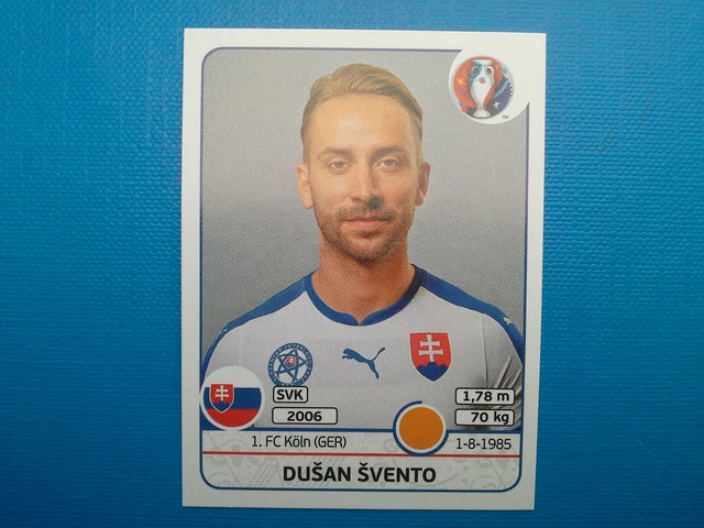 PANINI EURO 2016 France n.223 Dusan Svento Slovenská Republika EUR 1,00 ...