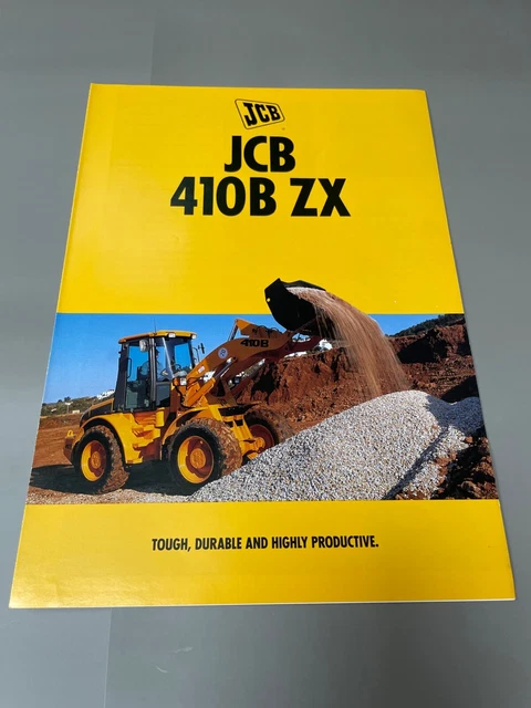 JCB 410B ZX Wheeled Loader Brochure £3.99 - PicClick UK