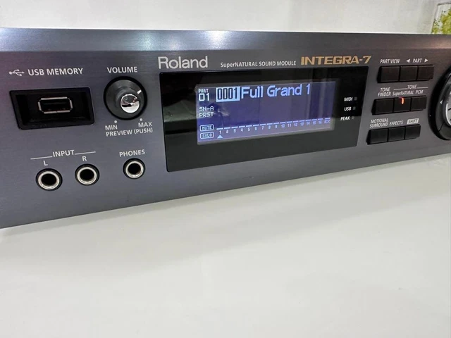 ROLAND INTEGRA-7 SUPERNATURAL Sound Module Synthesizer INTEGRA7 Used ...