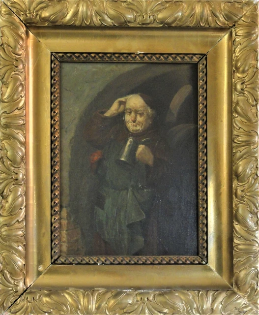 HANS FENGER (1893-1980) paintings circa 1930: A MONK WITH JAR IN THE ...