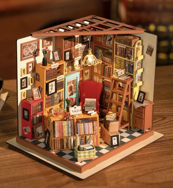 ROLIFE SAMS STUDY Room Miniature DIY House - DG102 £30.00 - PicClick UK