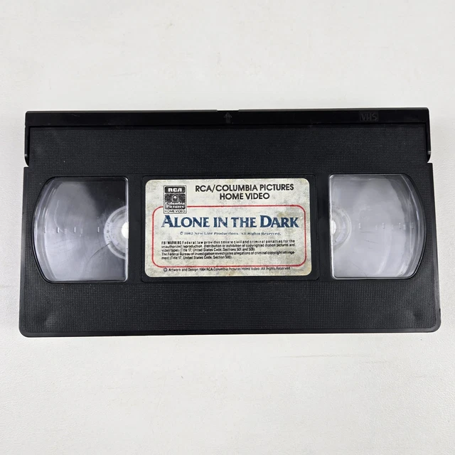 ALONE IN THE Dark VHS Jack Palance Martin Landau RCA 1983 Double Flap ...
