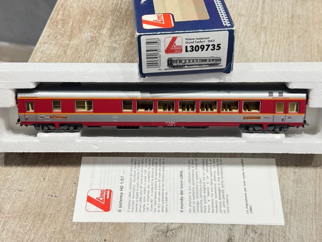 LIMA L309735 CARROZZA ristorante SNCF scala H0 EUR 20,00 - PicClick IT