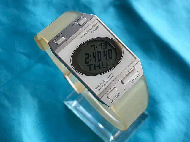 CASIO FS-00 FILM Watch Armbanduhr World Time Databank Modul 2190 EUR 94 ...