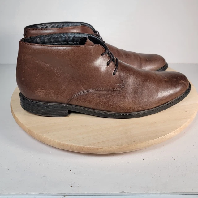 BOSTONIAN CLASSIC LEATHER Chukka Boots Men's Shoes US Size 11.5 M £26. ...