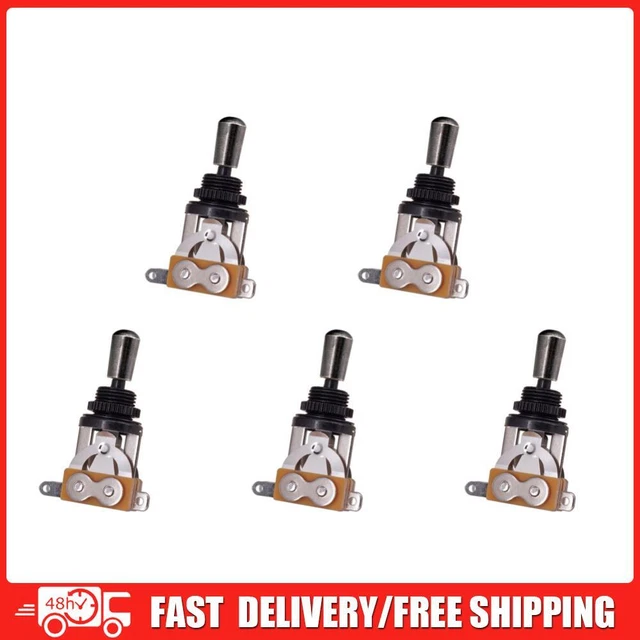 3 WAY ELECTRIC Guitar Selector Pickup Toggle Switch for LP EPI (Black ...