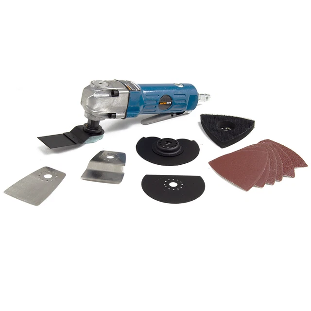 WORKZONE AIR MULTI Tool Kit Suitable for Sawing, Scraping and Sanding £ ...