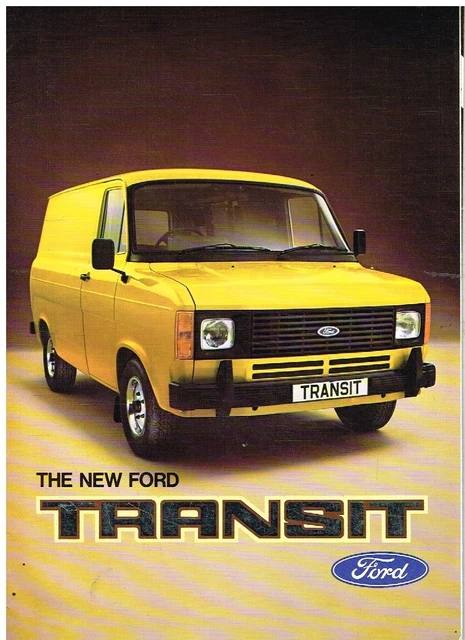 FORD TRANSIT MK2 VAN MINI-BUS CHASSIS CAB ORIGINAL 1984 FACTORY SALES ...