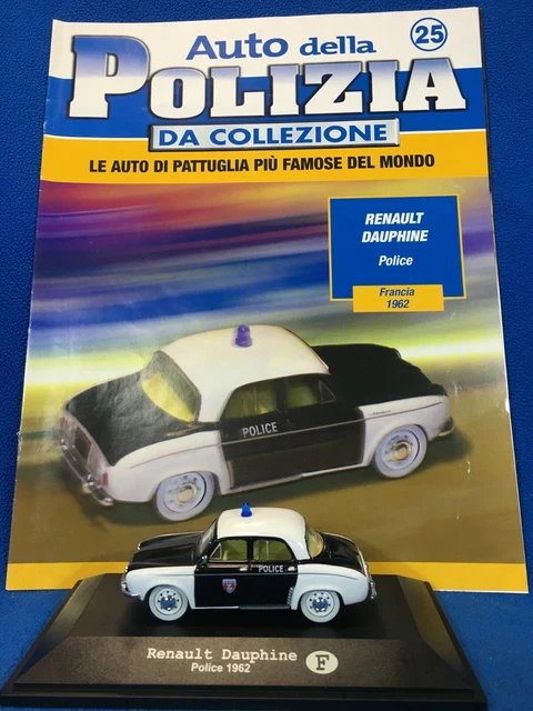 AUTO DELLA POLIZIA Da Collezione 1:43 Renault Dauphine - Fabbri Editori ...