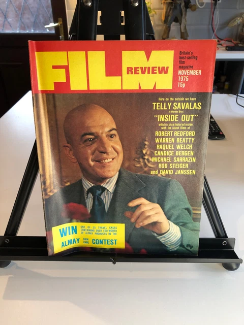 FILM REVIEW MAGAZINE November 1975 inc Raquel Welch, Redford, David ...