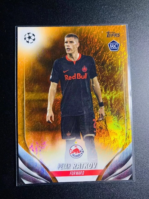 PETAR RATKOV 2023-24 Topps UEFA Club Jade Edition #153 Lamina Arancione ...
