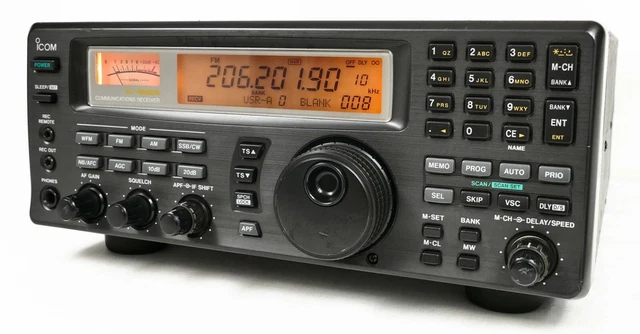ICOM IC-R8500 SHORTWAVE AM FM SSB Receiver 100Khz - 1999.99 Mhz ...