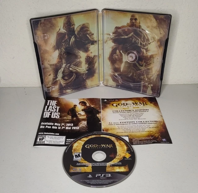 GOD OF WAR Ascension Steelbook PS3 PlayStation 3 édition collector EUR ...