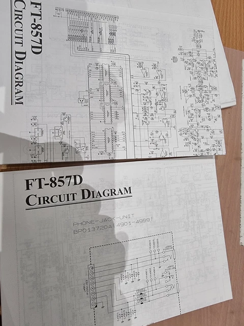 YAESU FT-857D ORIGINAL Bedienungsanleitung und Schaltplan Circuit ...