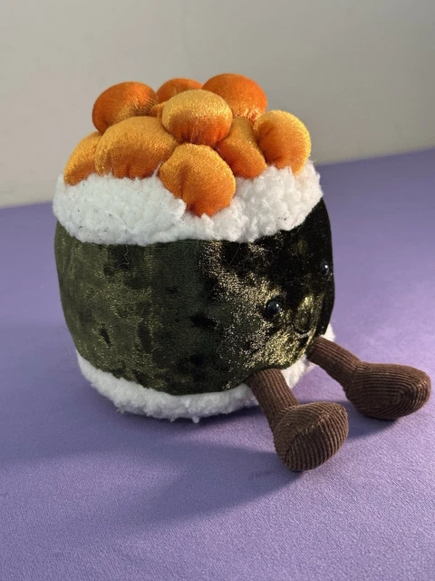 JELLYCAT AMUSEABLES SILLY Sushi Maki BNWOT Food Green Orange Rare ...