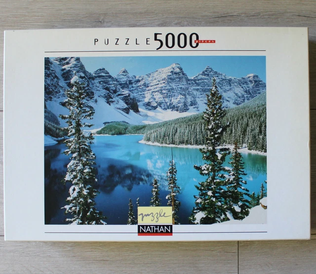 NATHAN PUZZLE 6000 Pièces Première Neige Rare Collection N02 EUR 44,99 ...