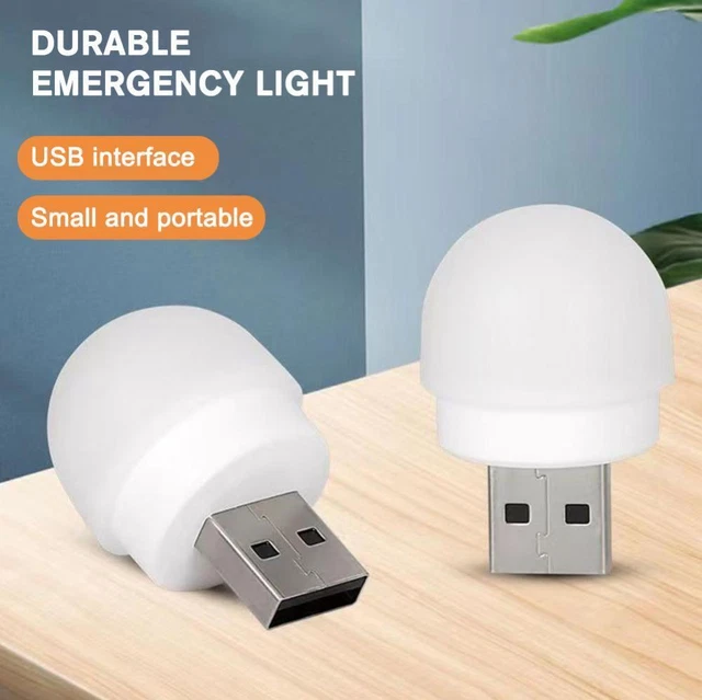 USB PLUG LAMP Mini LED Night Light Power Bank Charging Small Lamps' Book V XYN £2.40 - PicClick UK