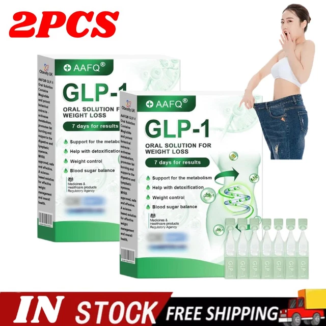 2X AAFQ GLP-1 Weight Loss Solution, GLP-1 SupplementDrops for Women ...