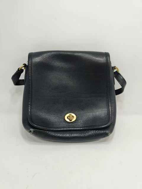 VINTAGE COACH LEGACY Crossbody Messenger Bag Black 90s 9076 $83.09 ...