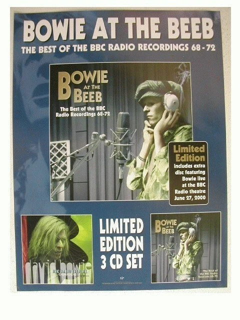 2 DAVID BOWIE Posters Et A Carte At The Beeb Promo EUR 85,58 - PicClick FR