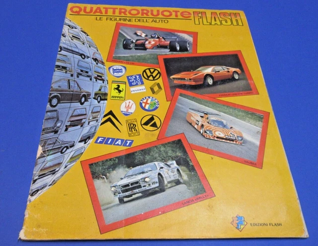 ALBUM QUATTRORUOTE LE FIGURINE DELL' AUTO Flash 1983 ORIGINALE QUASI ...