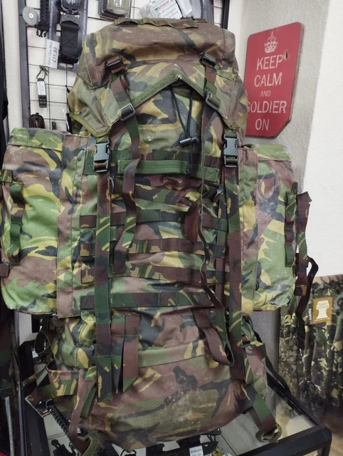 DUTCH DPM 120L Bergen Bag Army Bush Craft With Rocket Pockets £83.91 ...