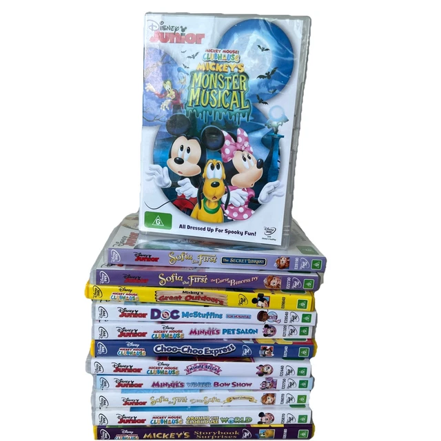 DISNEY JUNIOR MICKEY Mouse Clubhouse DVDs Bundle Bulk Kids Movies Reg 4 ...