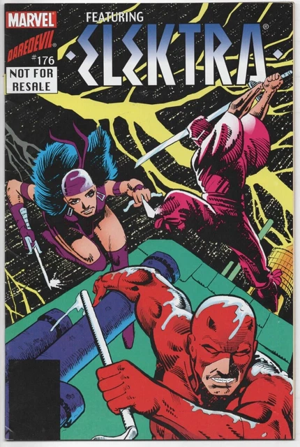 DAREDEVIL #176 ELEKTRA Stick Frank Miller Toybiz Reprint 2003 Bagged ...