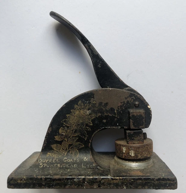 ANTIQUE CAST IRON Stamp or Letter Embossing Press £25.00 - PicClick UK