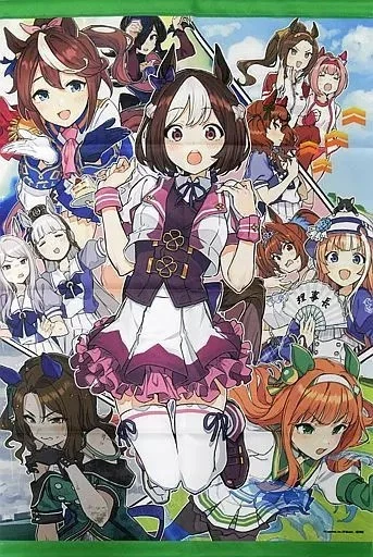UMA MUSUME PRETTY Derby Tapestry Single Key Visual B2 Anthology Comic ...